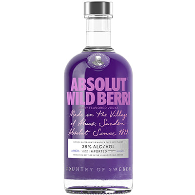Absolut Wild Berri Vodka 700ml – Easy Tiger