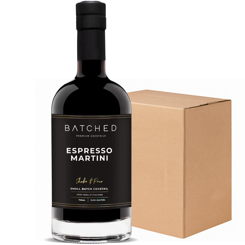 Batched Espresso Martini Case (6x725ml) – Easy Tiger