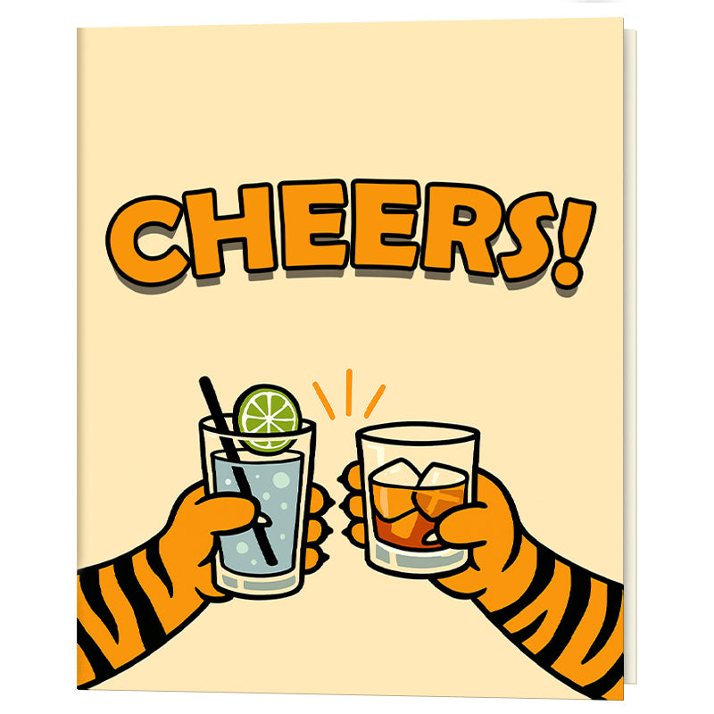Cheers! Greeting Card – Easy Tiger