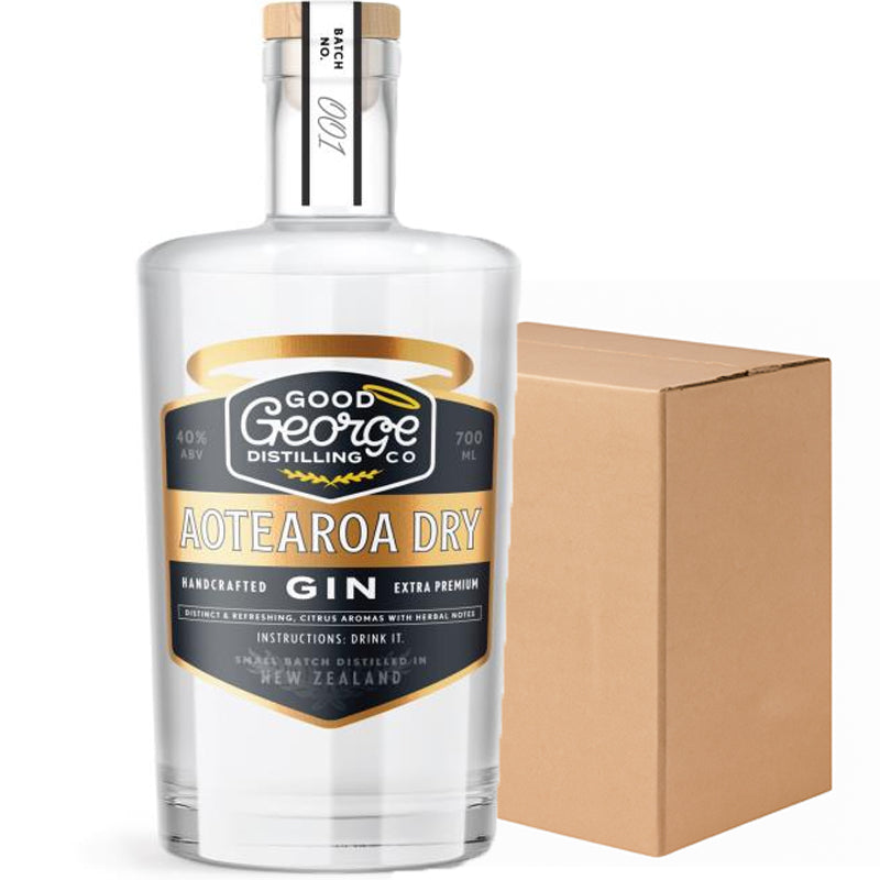 Good George Aotearoa Dry Gin Case (6x700ml) – Easy Tiger