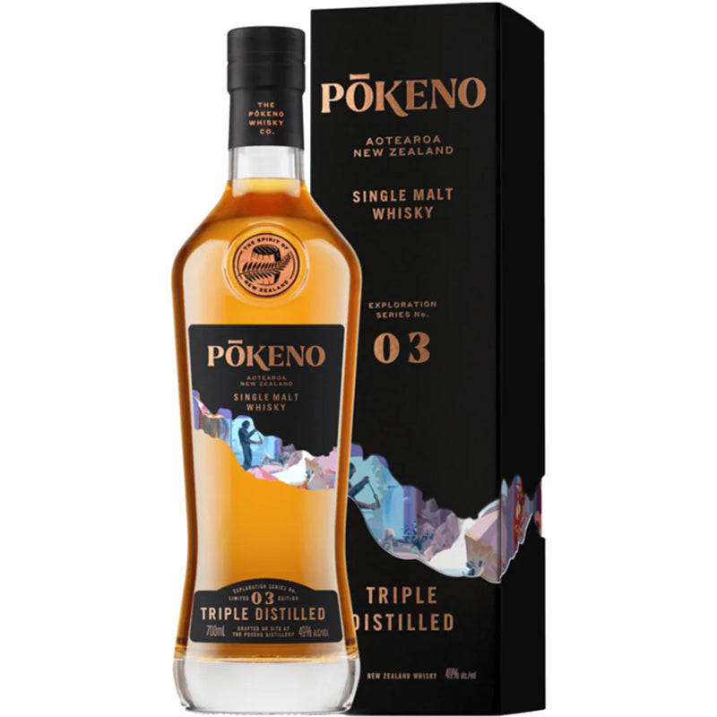 Pokeno Exploration Series Triple Distilled Whisky 700ml – Easy Tiger