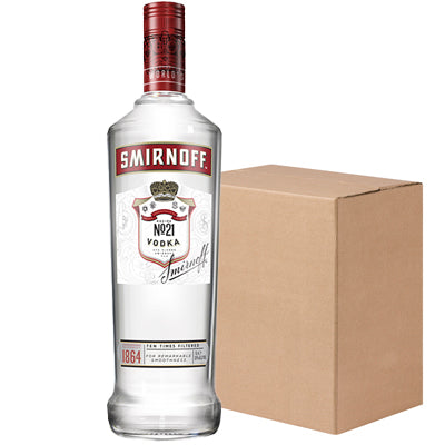 Smirnoff Vodka 1L Case (6x1L) – Easy Tiger